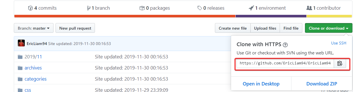 Build your own Blog and host in Github - Eric's Blog